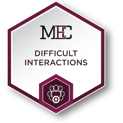 Conflict and Difficult Interactions