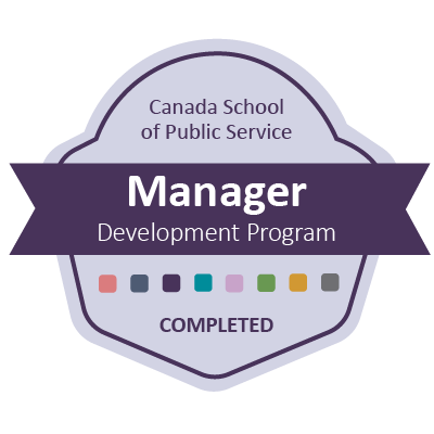 Certificate of Completion of the Management Development Program